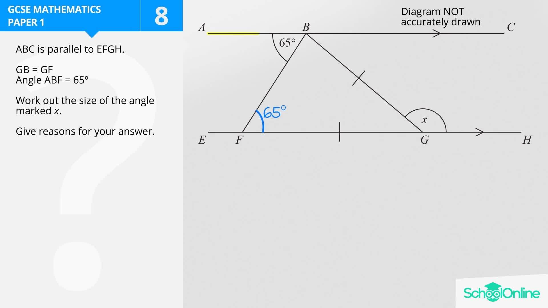 GCSE Secondary Maths Age 13-17 - Geometry & Measures: Parallel Lines ... GCSE Secondary Maths Age 13-17 - Geometry & Measures: Parallel Lines ...